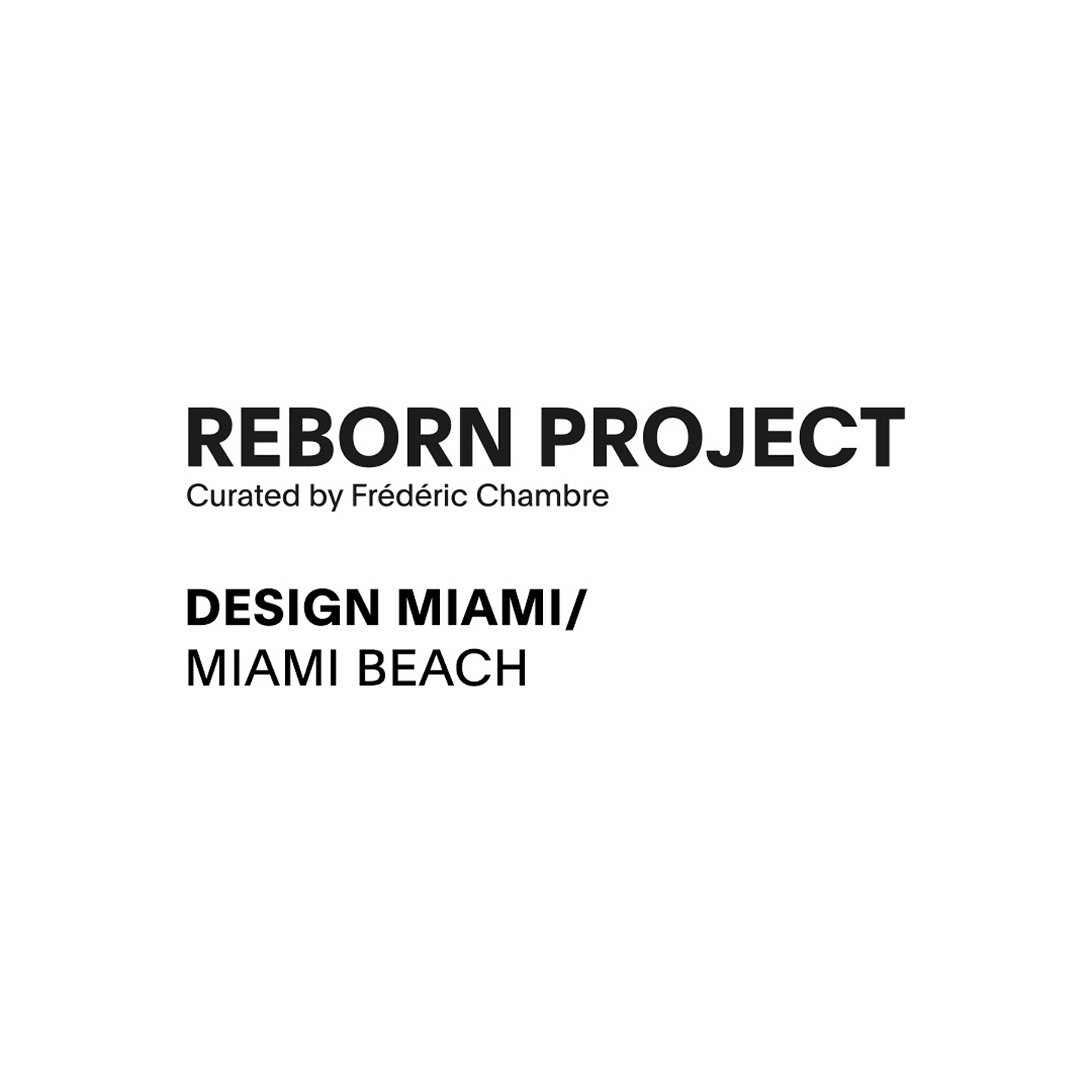 REBORN PROJECT: DESIGN MIAMI | ART | GINORI 1735